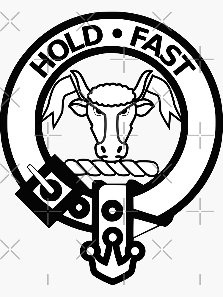 "Illustration of Macleod Clan Crest" Sticker by VikingZen | Redbubble