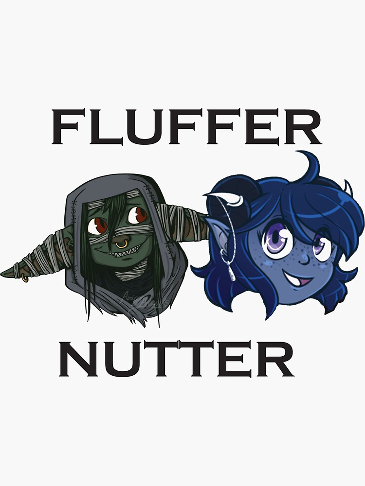 "Fluffernutter" Sticker for Sale by CMA120 | Redbubble