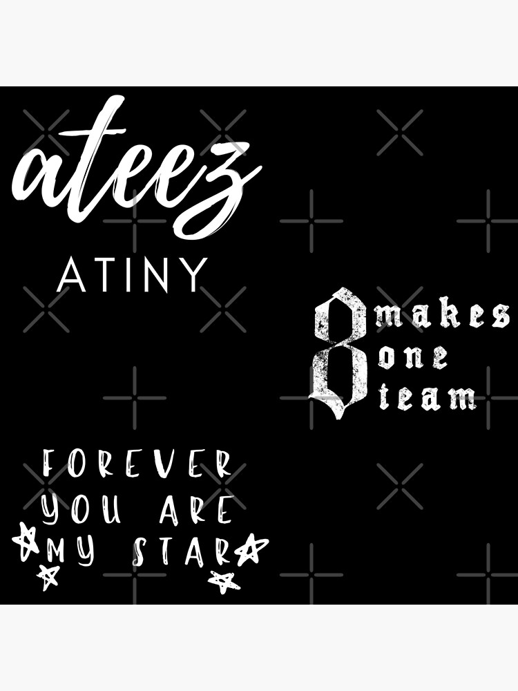 Lámina fotográfica «ATEEZ Collage Pack Cute 90s Atiny Aesthetic ...