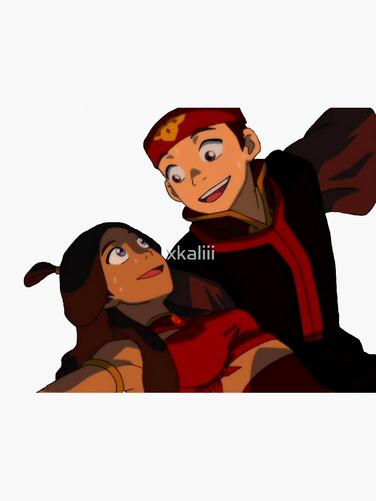 "Kataang Fire Nation Dance" Sticker by xkaliii | Redbubble