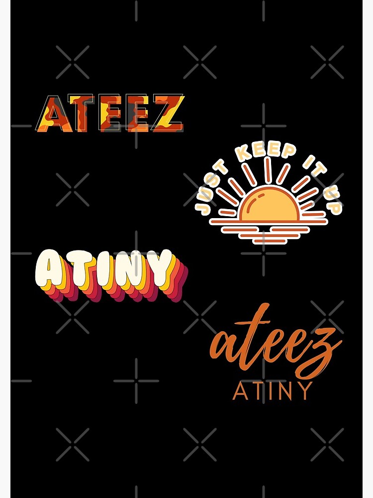 Cuaderno de espiral «ATEEZ Collage Pack Cute 90s Atiny Aesthetic ...