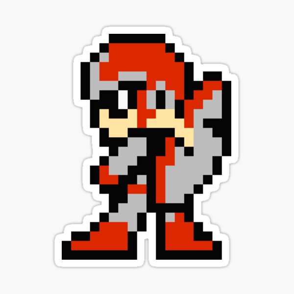 "Nes Protoman" Sticker for Sale by Tark-Abelard | Redbubble