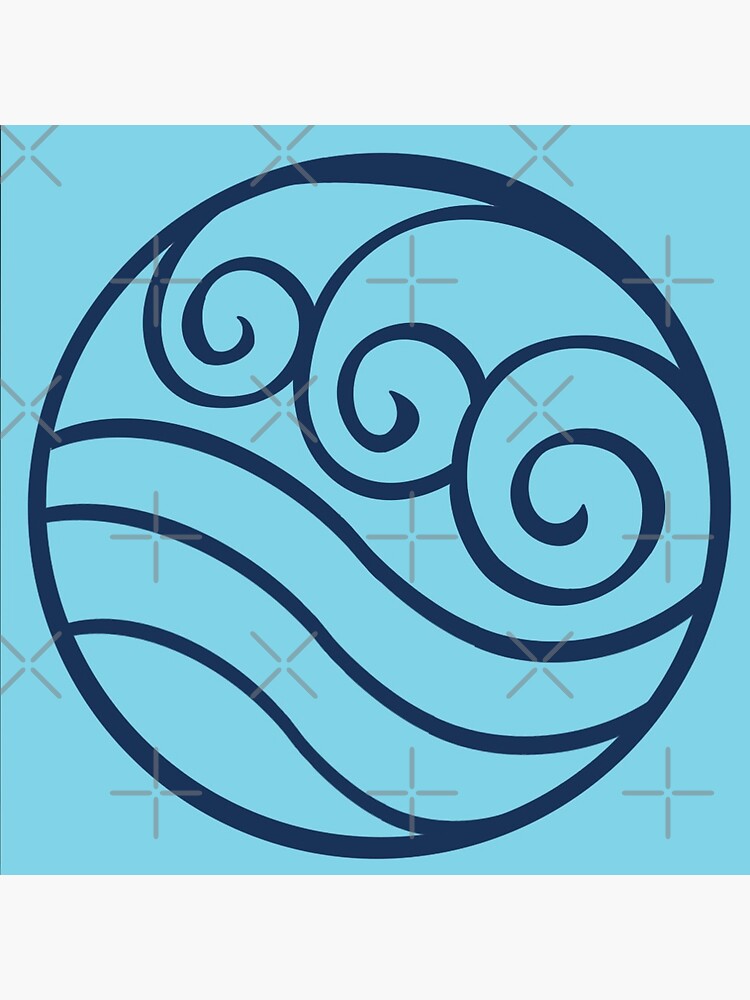 "Water element symbol" Sticker by tsstsss | Redbubble