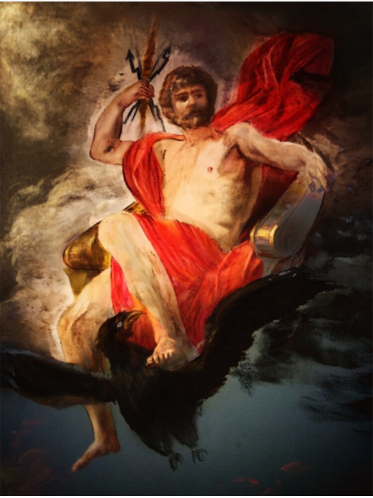 "Almigthy Zeus / Almighty Zeus" Sticker for Sale by FilmsandArts ...