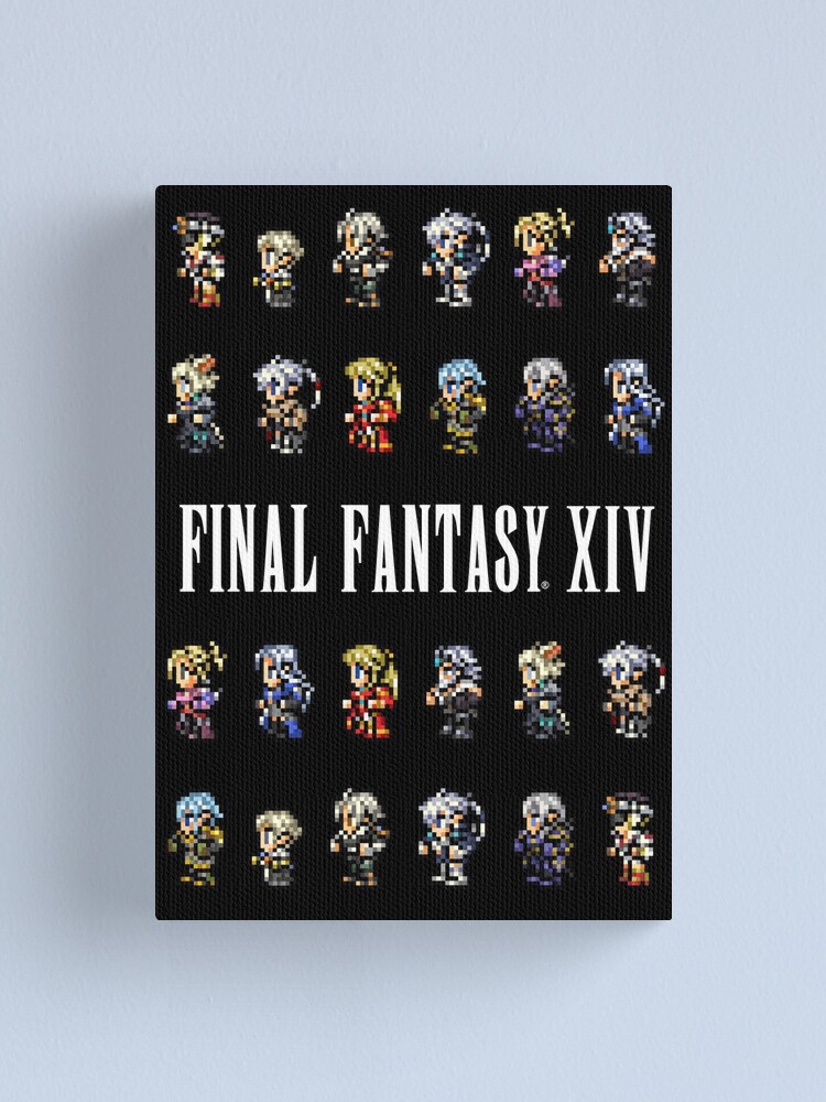 "Final Fantasy XIV 14 - Sprites PIXEL SPRITE" Canvas Print for Sale by ...