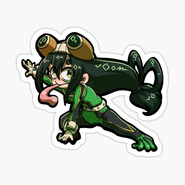 "Tsuyu Chibi Sticker" Sticker by Art-Cafe-Shop | Redbubble