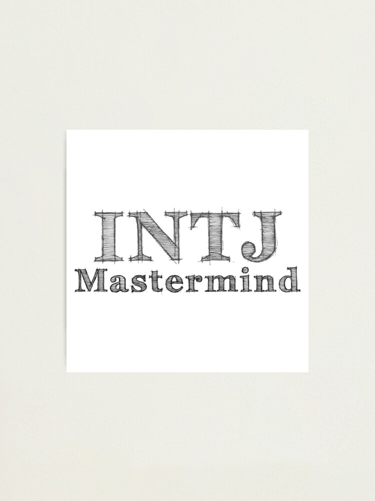 "INTJ Pencil Design Mastermind T-Shirt | INTJ Mask | Myers Briggs ...