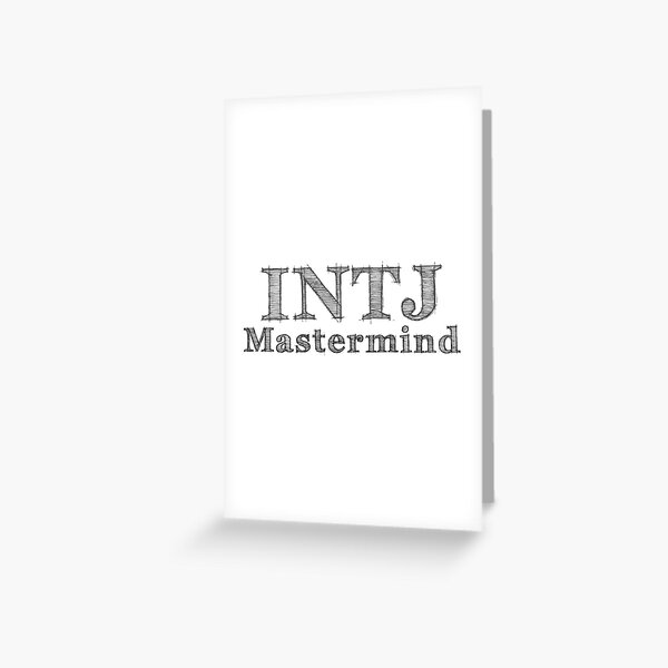 "INTJ Pencil Design Mastermind T-Shirt | INTJ Mask | Myers Briggs ...