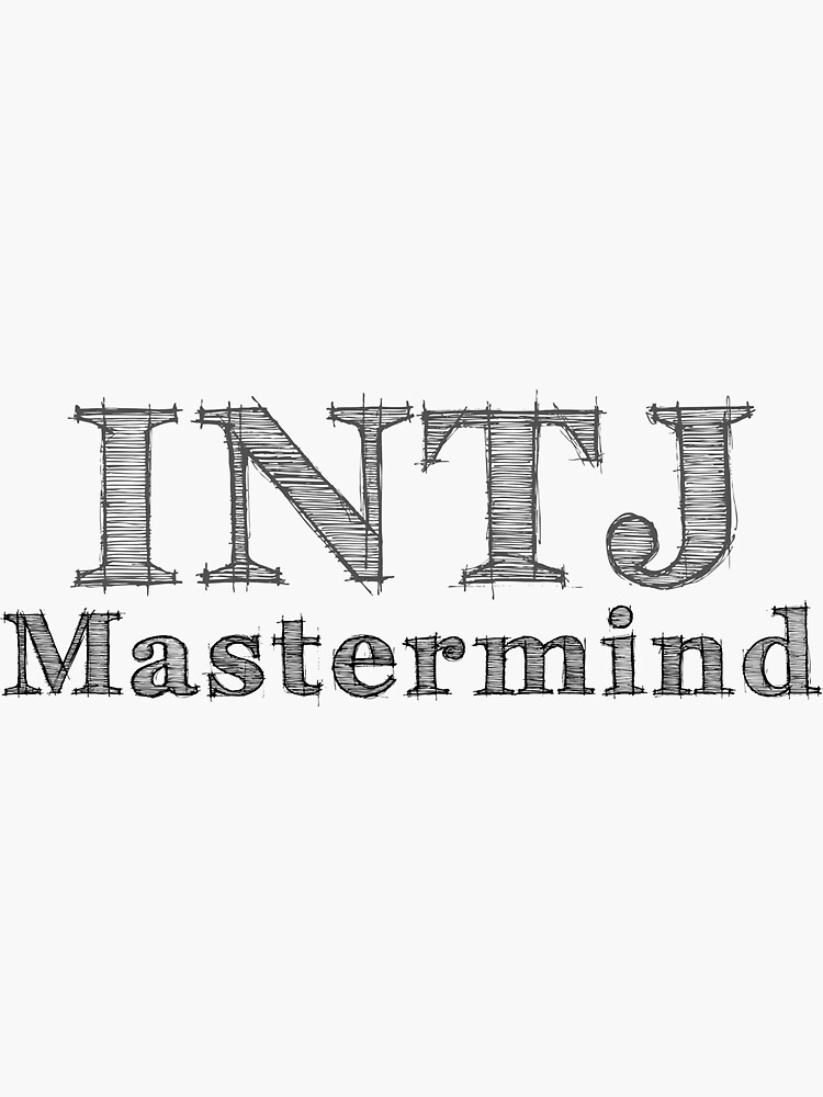 "INTJ Pencil Design Mastermind T-Shirt | INTJ Mask | Myers Briggs ...