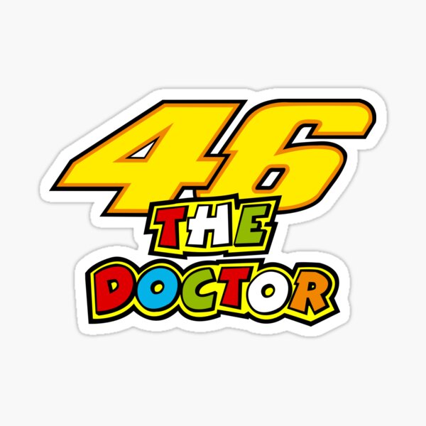 Patch Vinyl 46 motorbike valentino rossi ver2 Number 46 sticker Vinyl ...