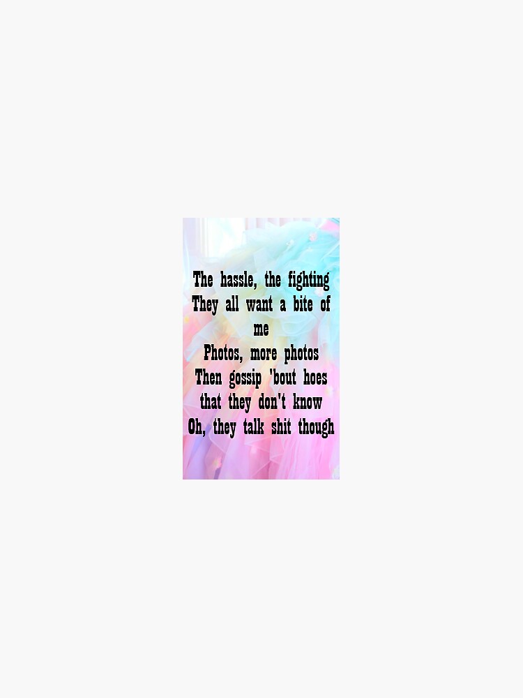 "Lunchbox Friends lyrics" Sticker for Sale by americaspsycho | Redbubble