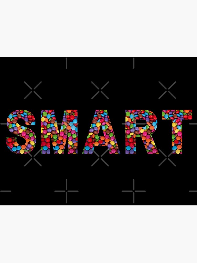 "Word Smart with Smarties" Poster for Sale by mariejosee22 | Redbubble