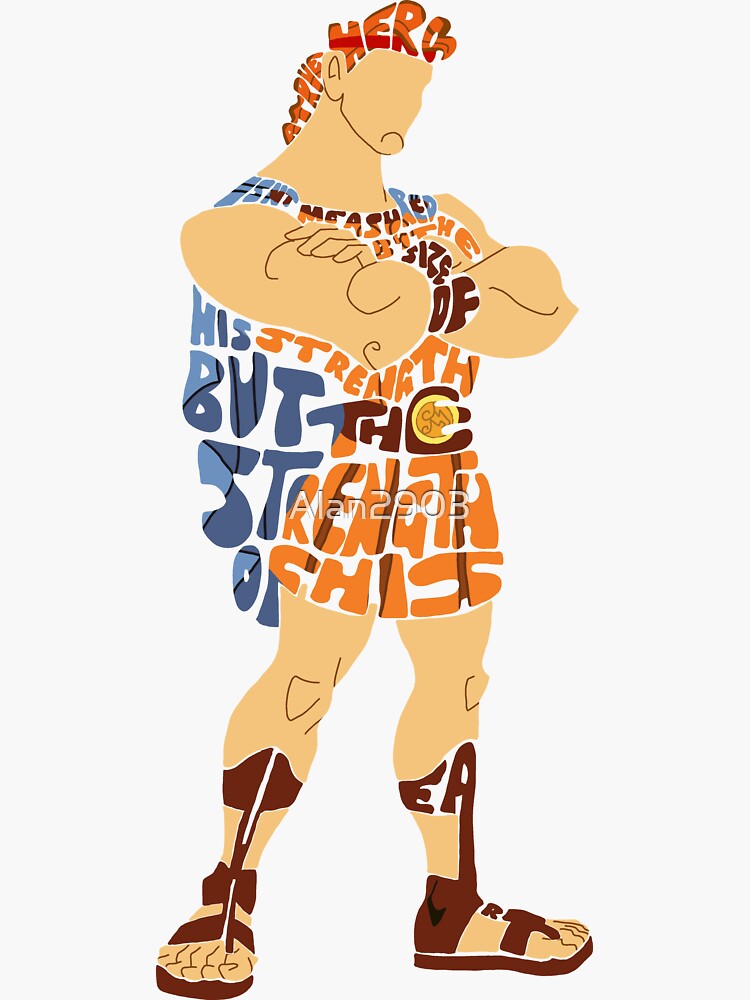 "Hercules" Sticker for Sale by Alan2903 | Redbubble
