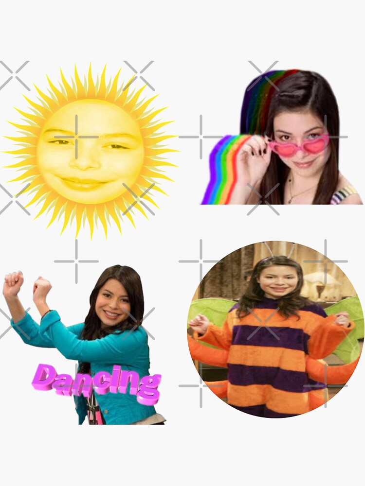 "Miranda Cosgrove iCarly Sticker pack" Sticker for Sale by Hi-it-is-me ...