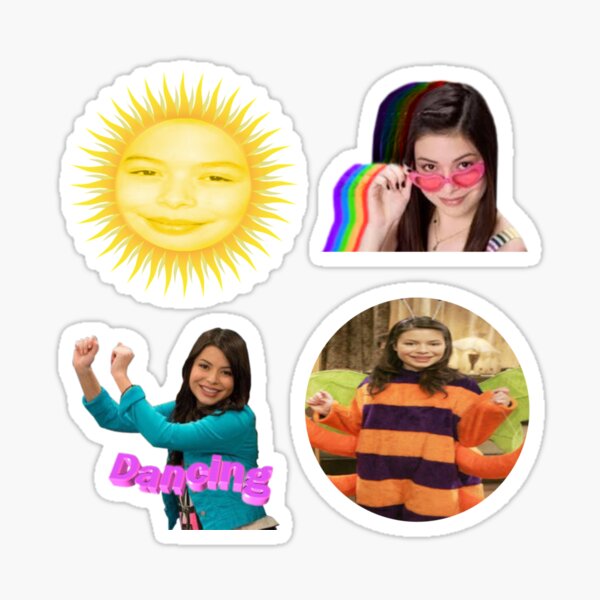 "Miranda Cosgrove iCarly Sticker pack" Sticker for Sale by Hi-it-is-me ...