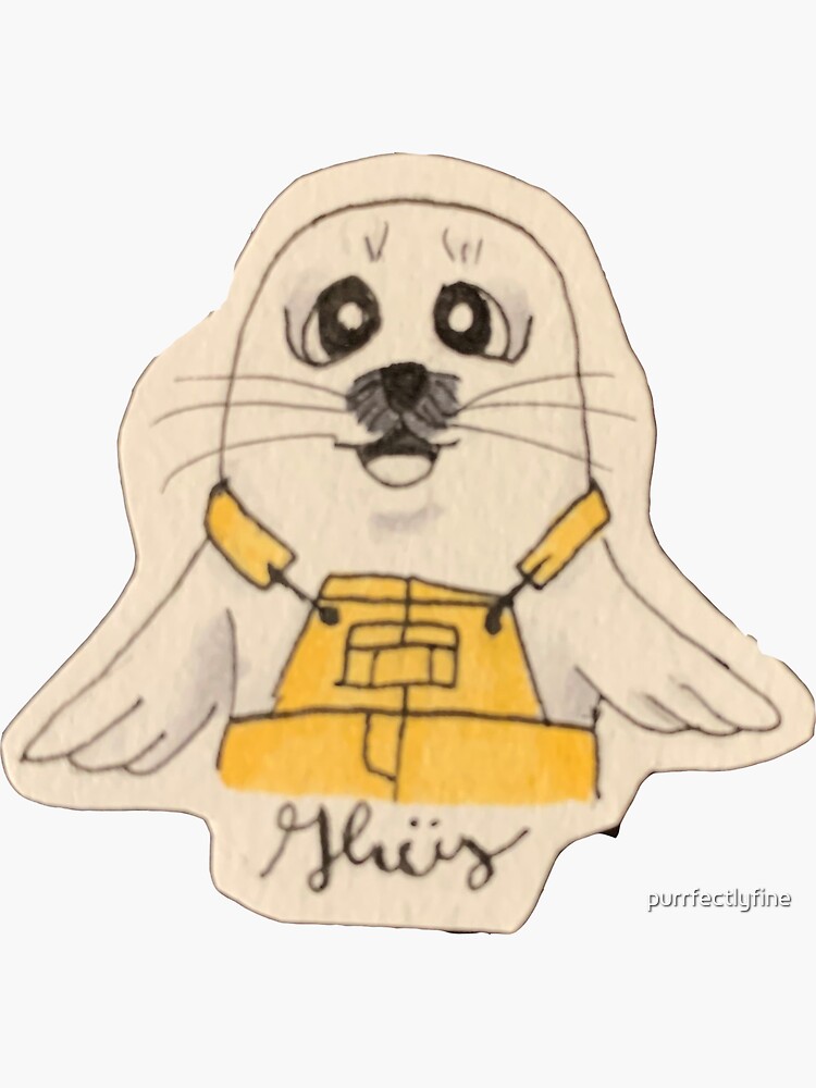 "Ghus" Sticker for Sale by purrfectlyfine | Redbubble