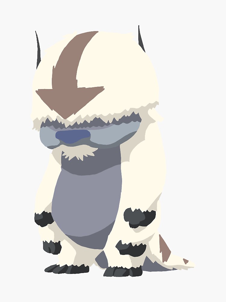 "minimalist standing Appa" Sticker for Sale by reidgordon1999 | Redbubble