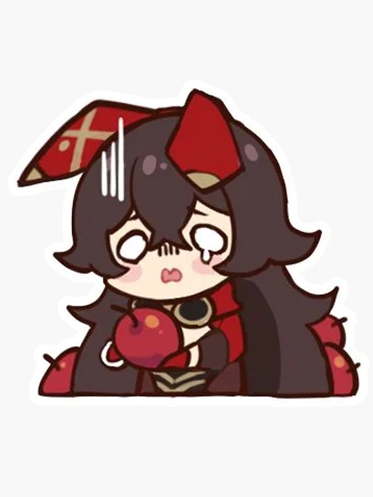 "Genshin Impact Amber Sticker sad" Sticker for Sale by Sparkly Sparkle ...