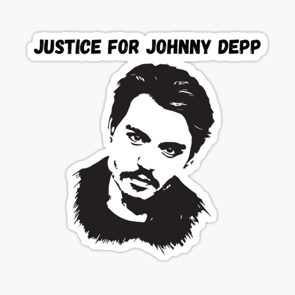 "Johnny Depp" Sticker by Vladimirred | Redbubble
