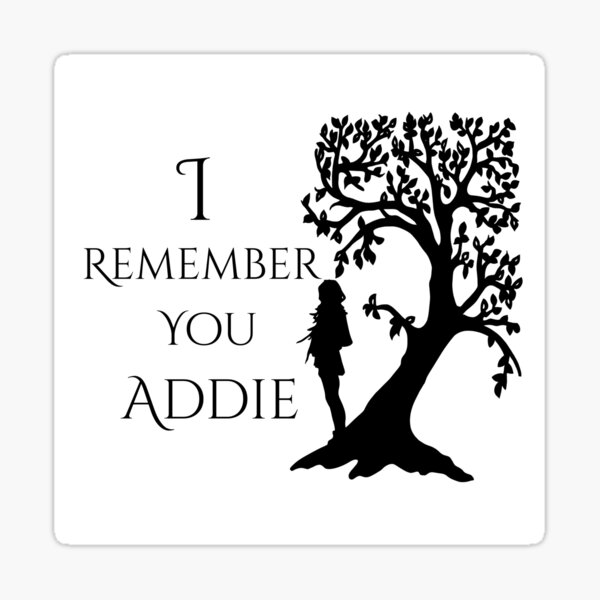 "I Remember You Addie- Black and White" Sticker for Sale by SSSHAKED ...