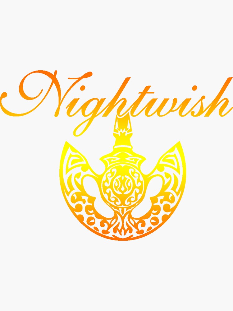 "Nightwish Logo3 90art" Sticker by astainton4a | Redbubble
