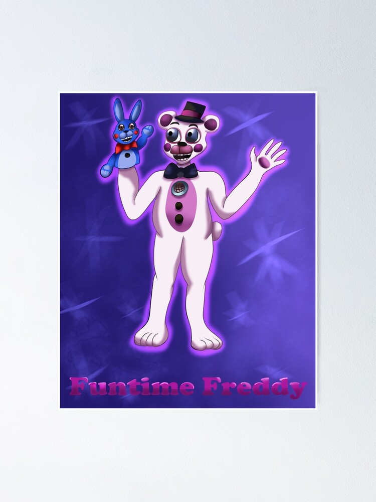 "Fnaf:Sister Location-Funtime Freddy" Poster for Sale by TheVioletWitch ...