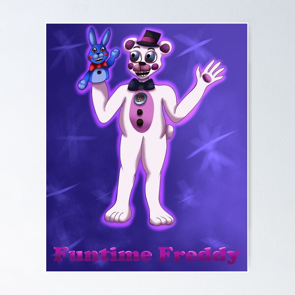 "Fnaf:Sister Location-Funtime Freddy" Poster for Sale by TheVioletWitch ...