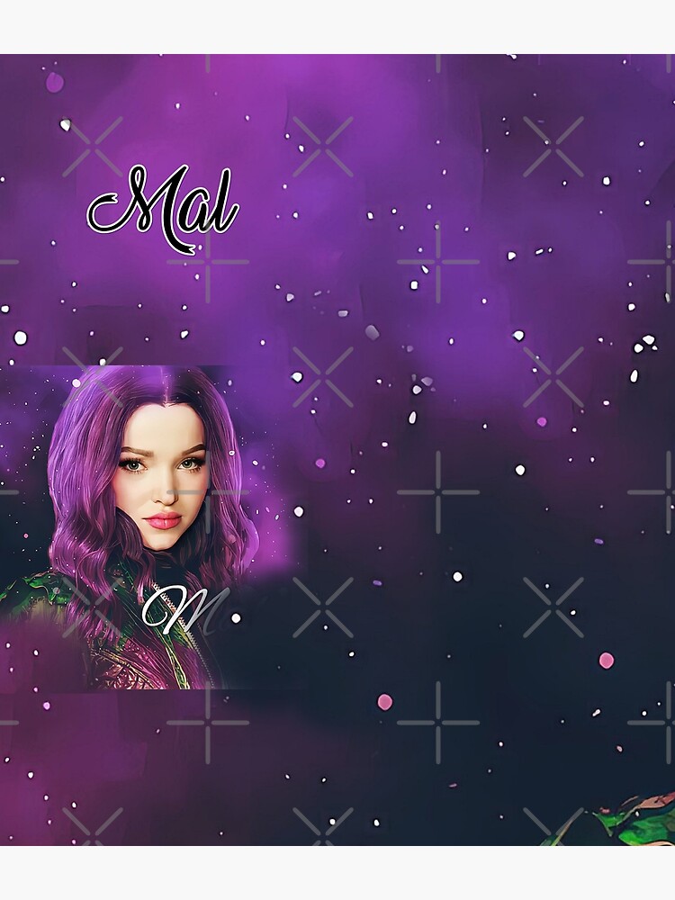 "Mal Purple Pink Princess - Descendants 3 " Backpack for Sale by ...