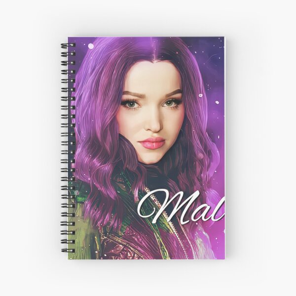 "Mal Purple Pink Princess - Descendants 3 " Spiral Notebook for Sale by ...