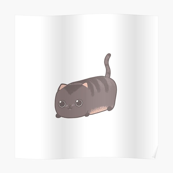 "Cute Cat Loaf" Poster by paintedlife | Redbubble