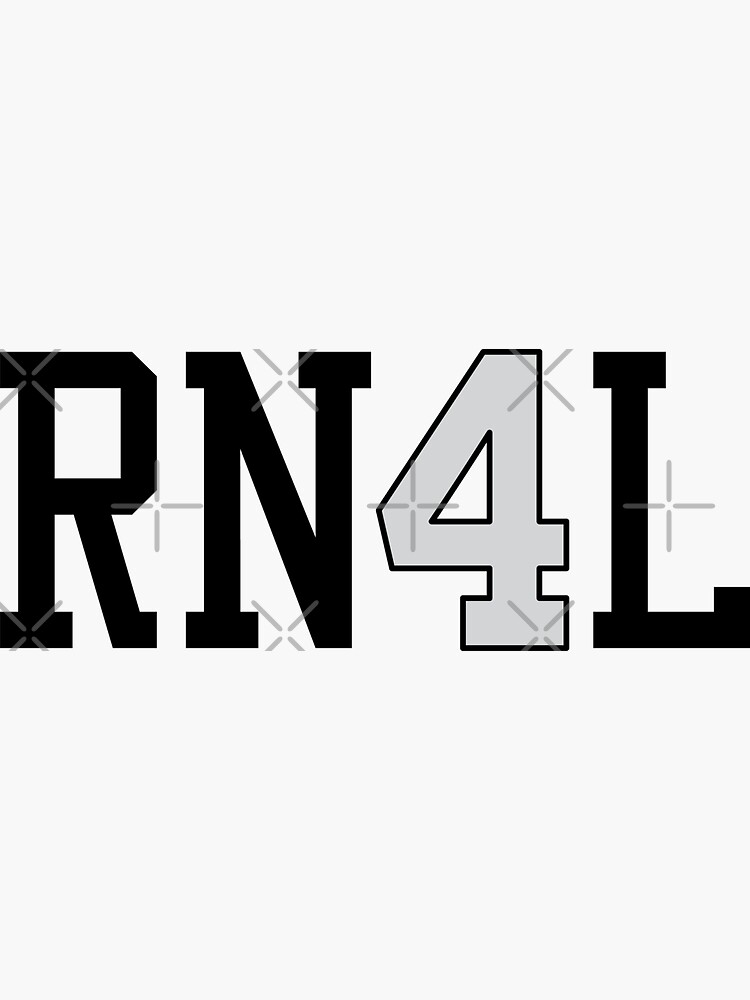 "RN4L" Sticker for Sale by thatDudeAZ89 | Redbubble