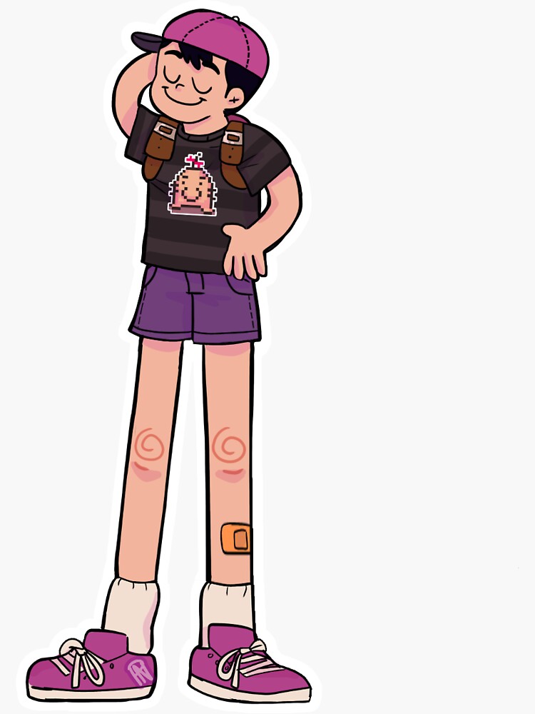 "Ness long legs" Sticker by pknesu | Redbubble