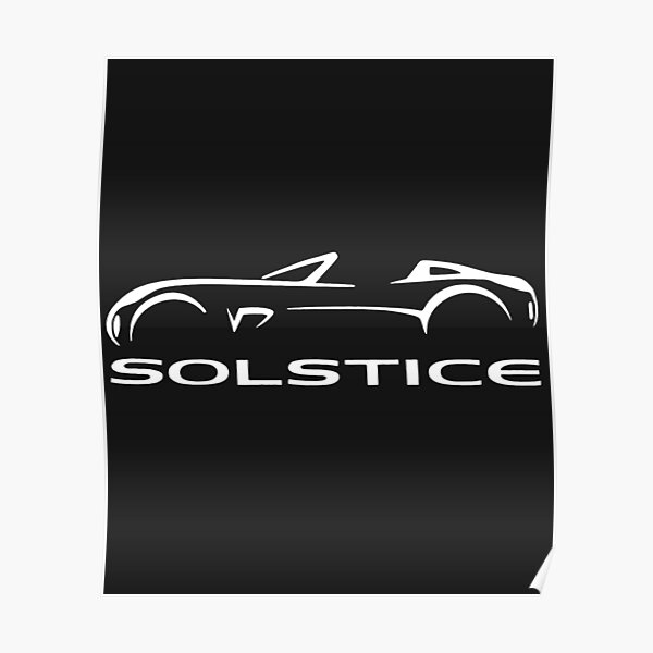 "Pontiac Solstice Convertible Sports Car Classic" Poster for Sale by ...