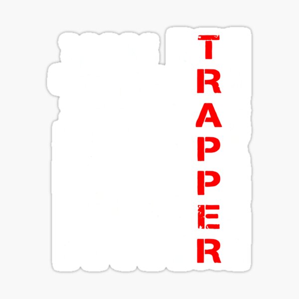 "Trapping Trapping American Flag Trapper" Sticker for Sale by SLWprints ...