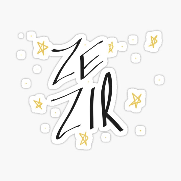 "Ze/Zir pronouns" Sticker for Sale by ThatsAnders | Redbubble
