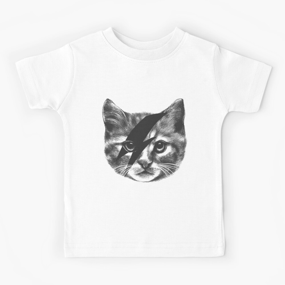 "Ziggy Stardust Cat Kätzchen Ich liebe Katzen Kitty Miau Punk 70er ...
