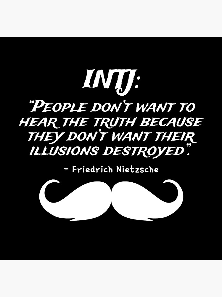 "INTJ Nietzsche Quote T-Shirt | INTJ Mask | Myers Briggs | Typology ...