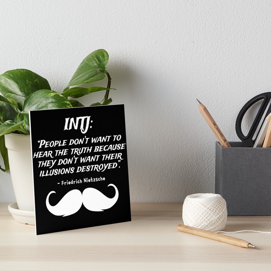 "INTJ Nietzsche Quote T-Shirt | INTJ Mask | Myers Briggs | Typology ...