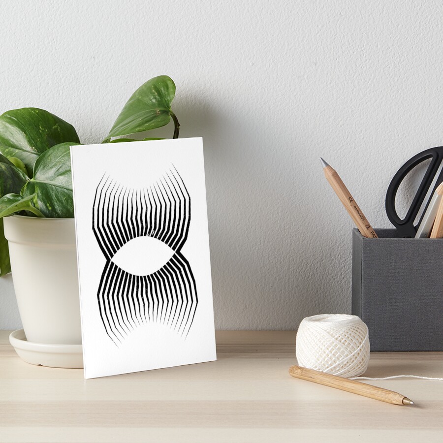 "Geometry Long Leg" Art Board Print for Sale by tmsarts | Redbubble