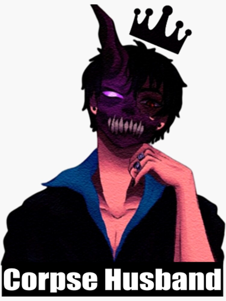 "Corpse Husband Best Gift" Sticker for Sale by Maxinedecock | Redbubble