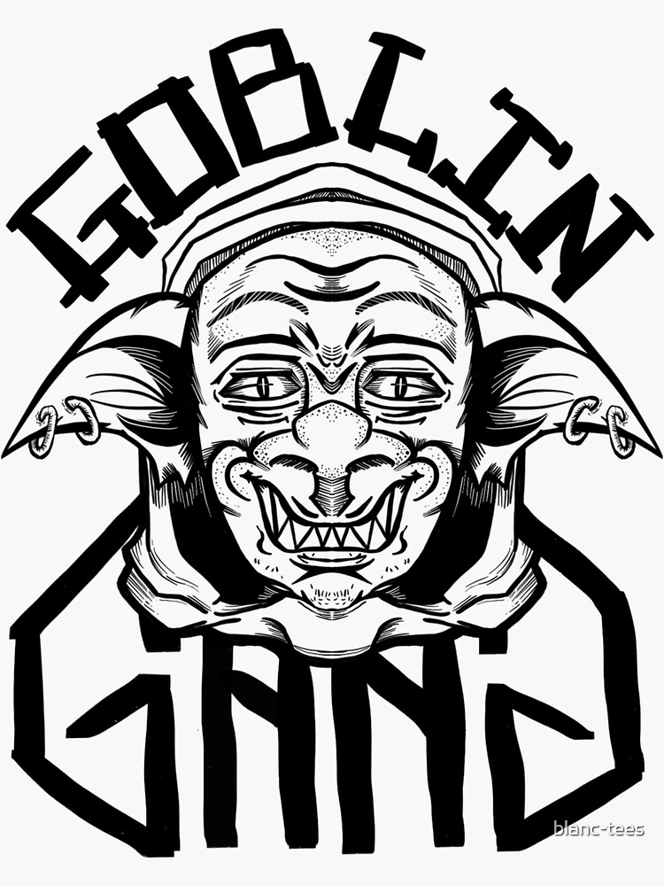 "Goblin Gang" Sticker for Sale by blanc-tees | Redbubble