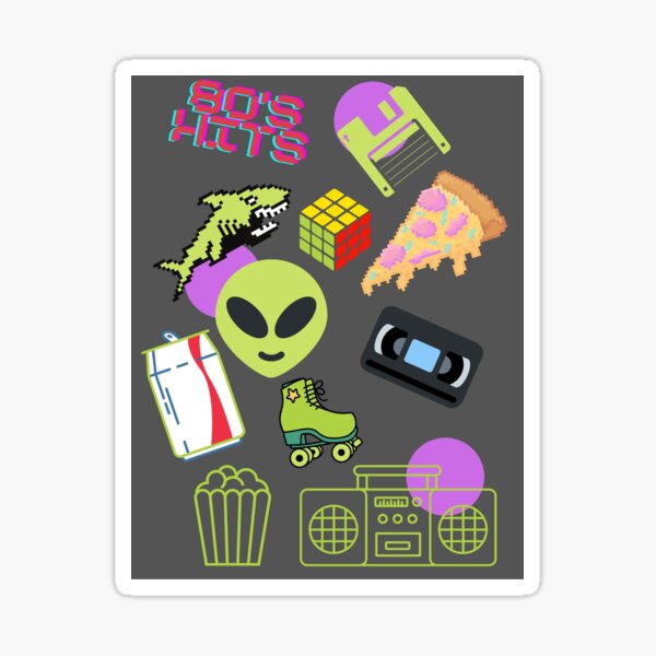 "Throwback" Sticker by lippysticky | Redbubble