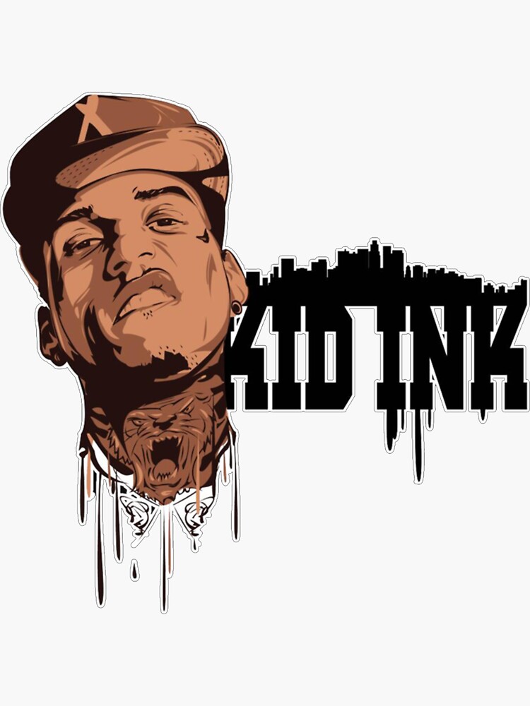 "Kid Ink Bat Gang 43" Sticker for Sale by AvannaAdamson | Redbubble