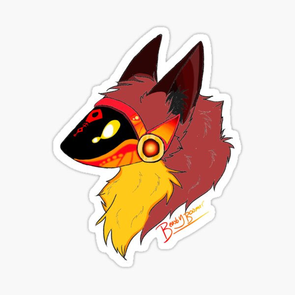 "Beasty Protogen" Sticker for Sale by ThatHecticGuy | Redbubble