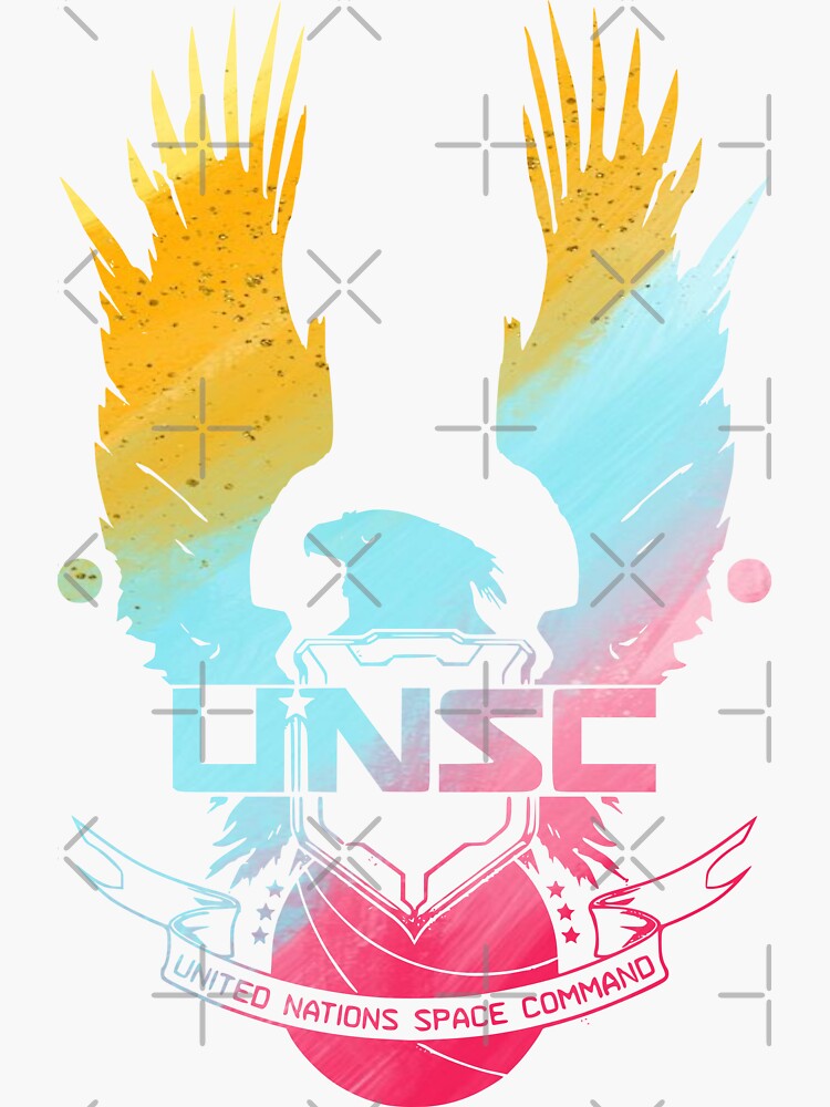 "Halo UNSC" Sticker for Sale by SassyKat123 | Redbubble