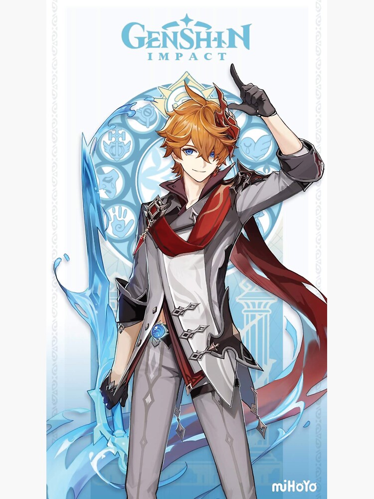 "Genshin Impact Childe" Sticker for Sale by egrjhn | Redbubble