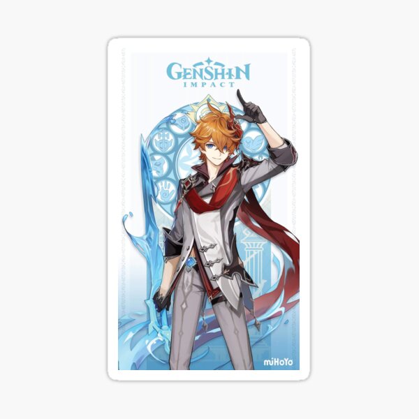 "Genshin Impact Childe" Sticker for Sale by egrjhn | Redbubble