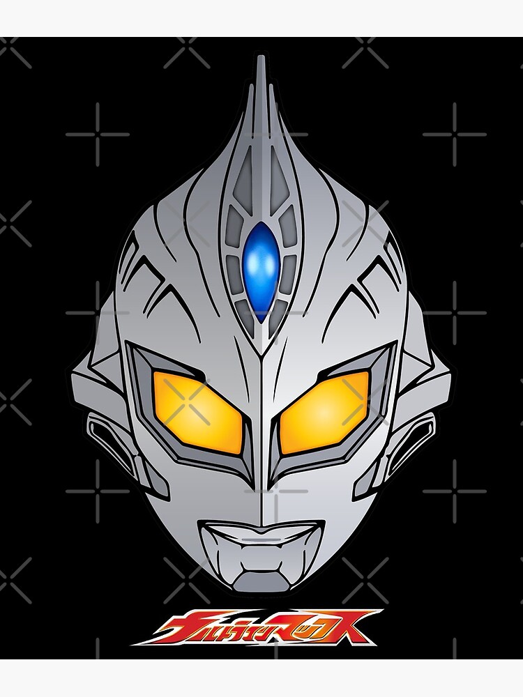 "Ultraman Max FanArt Head" Poster by gtsbubble | Redbubble