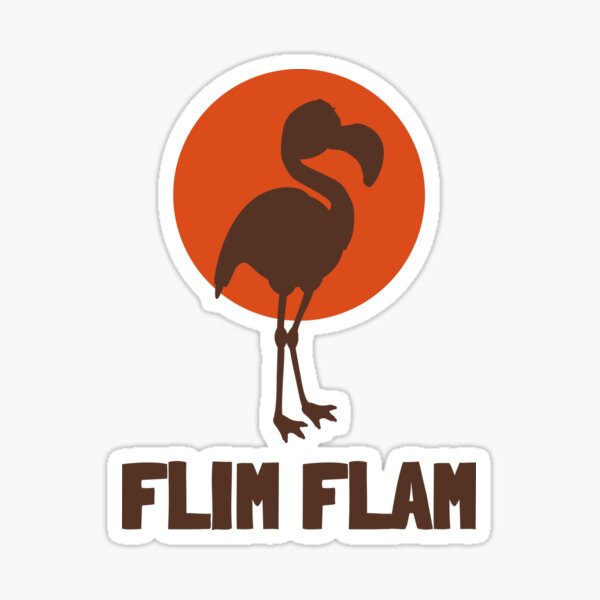 "Flim Flam" Sticker by fabriticstore | Redbubble