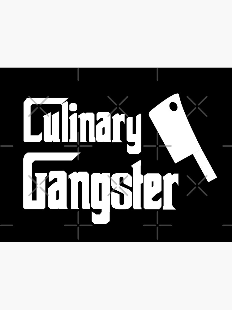 "Culinary Gangster Chef " Sticker for Sale by thevoice123 | Redbubble